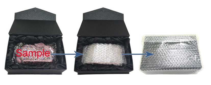 Diamond Flawless Crystal Bridal Clutch Evening Bag for Brides and ...