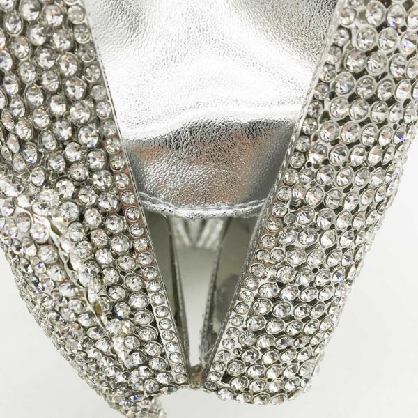 Bow Crystal Clutch Rhinestone Bridal Purse Evening Bag