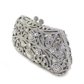 Premium Bling Crystal Clutch Rhinestone Purse Evening Bag for Brides ...